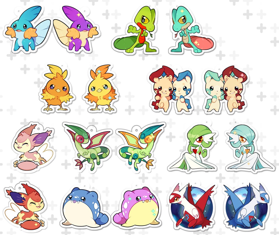 Pokemon CHARMS - Gen 3 Hoenn Mix - Etsy