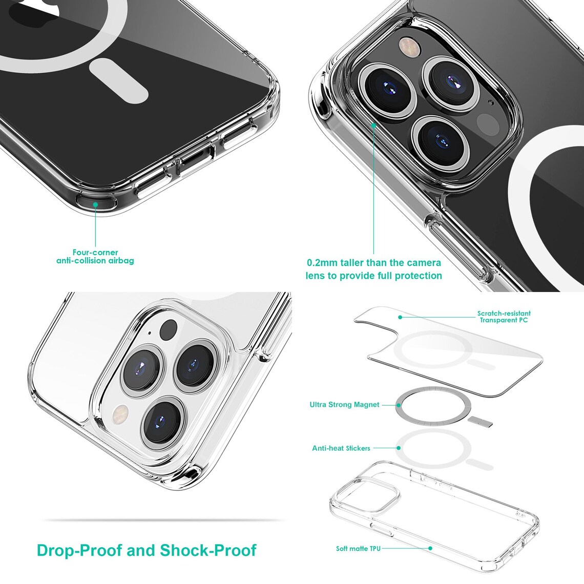 Personalized iPhone 16 Leather Magsafe Wallet, Clear Case Set - Etsy