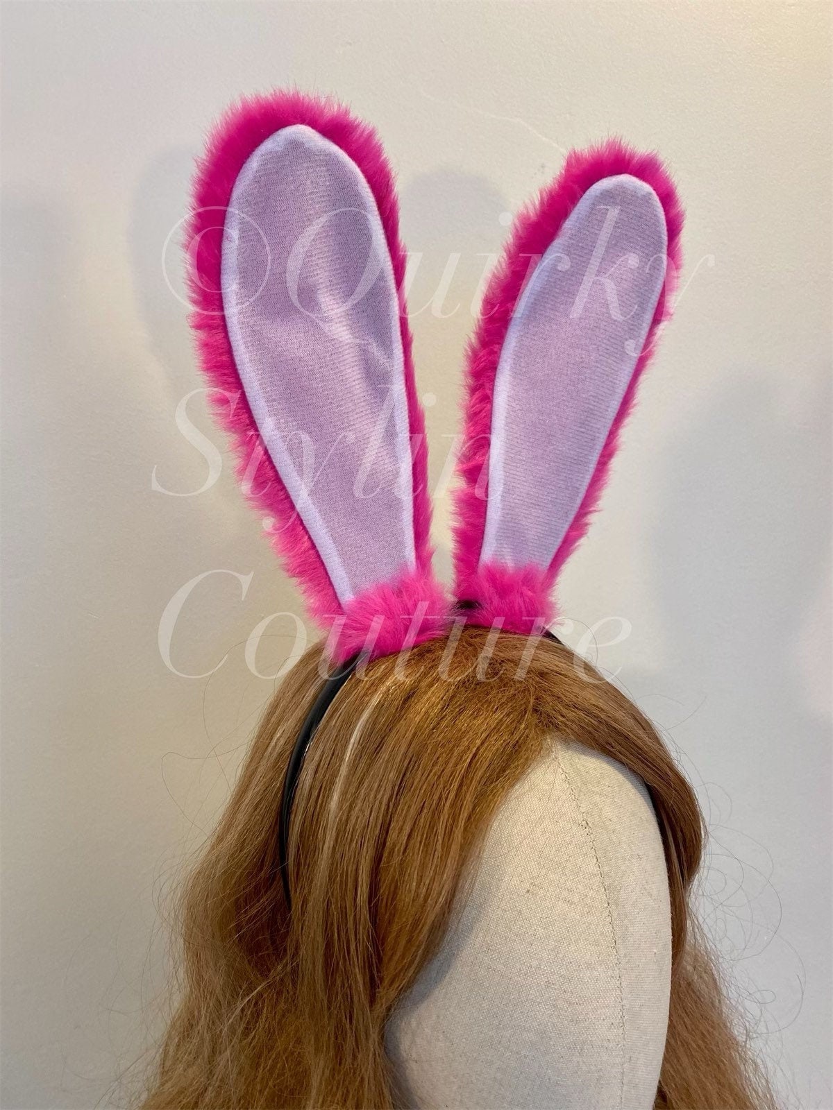 Hot Pink Bunny Tail