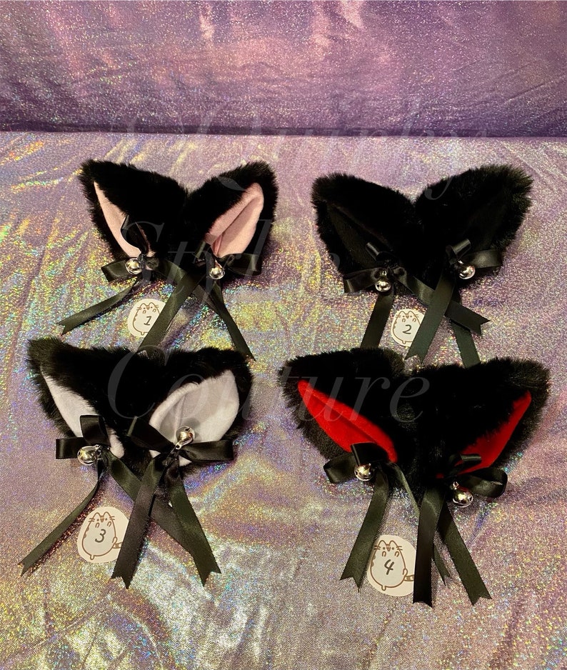 18 COLOURS Cat Ears Cute Kitty Ears Bells Kitten Cosplay - Etsy Australia
