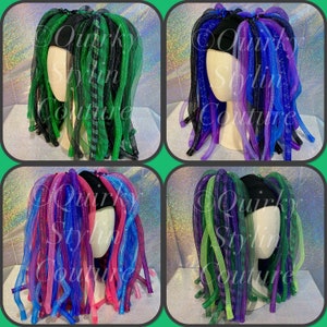 BY ORDER Custom 3 Colours Cyberlox Hair Falls Cyber Gothic Y2K ...