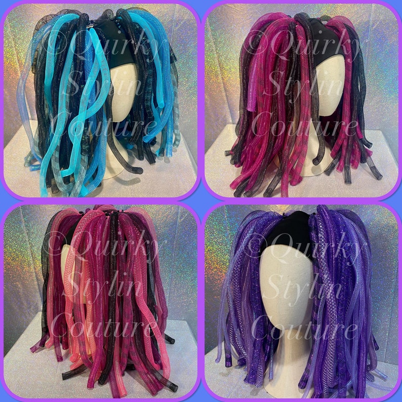 Made BY ORDER - Custom Cyberlox Hair Falls Cyber Gothic Wig Hairfall ...