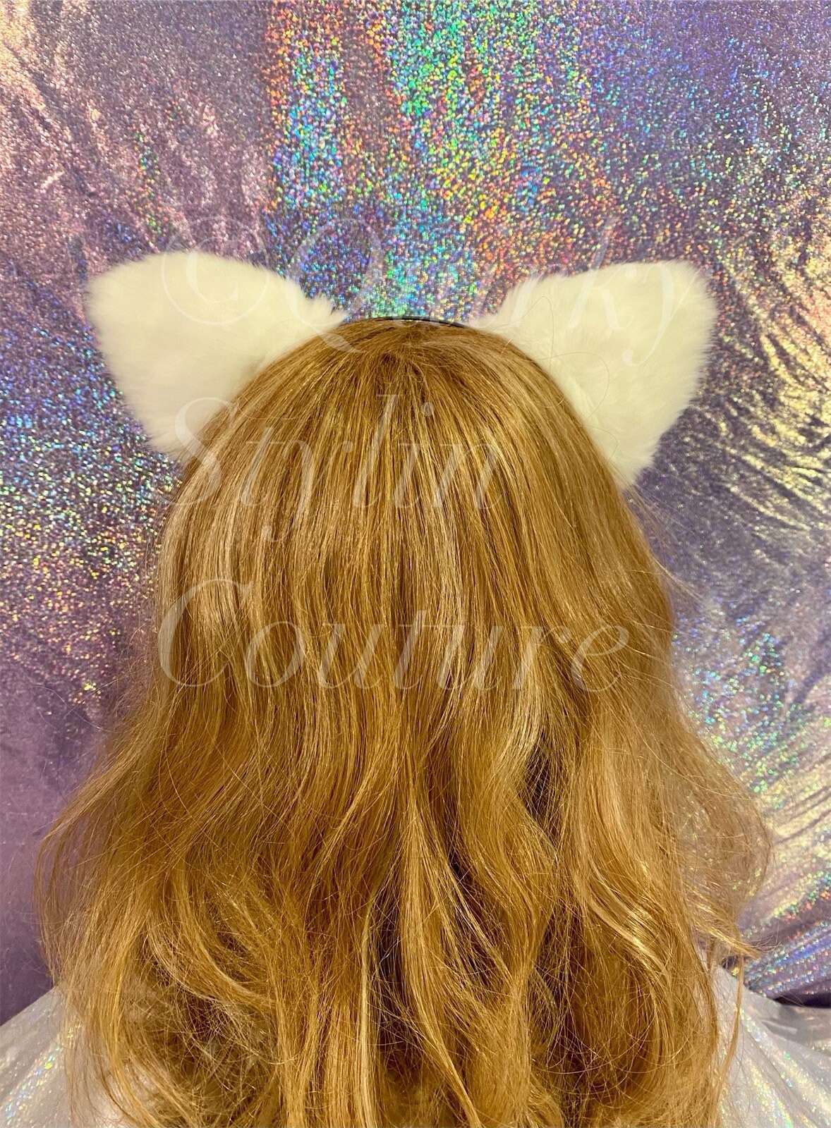 White Pink Cat Ears Tail Set Kitty Cosplay Kawaii Gothic Etsy