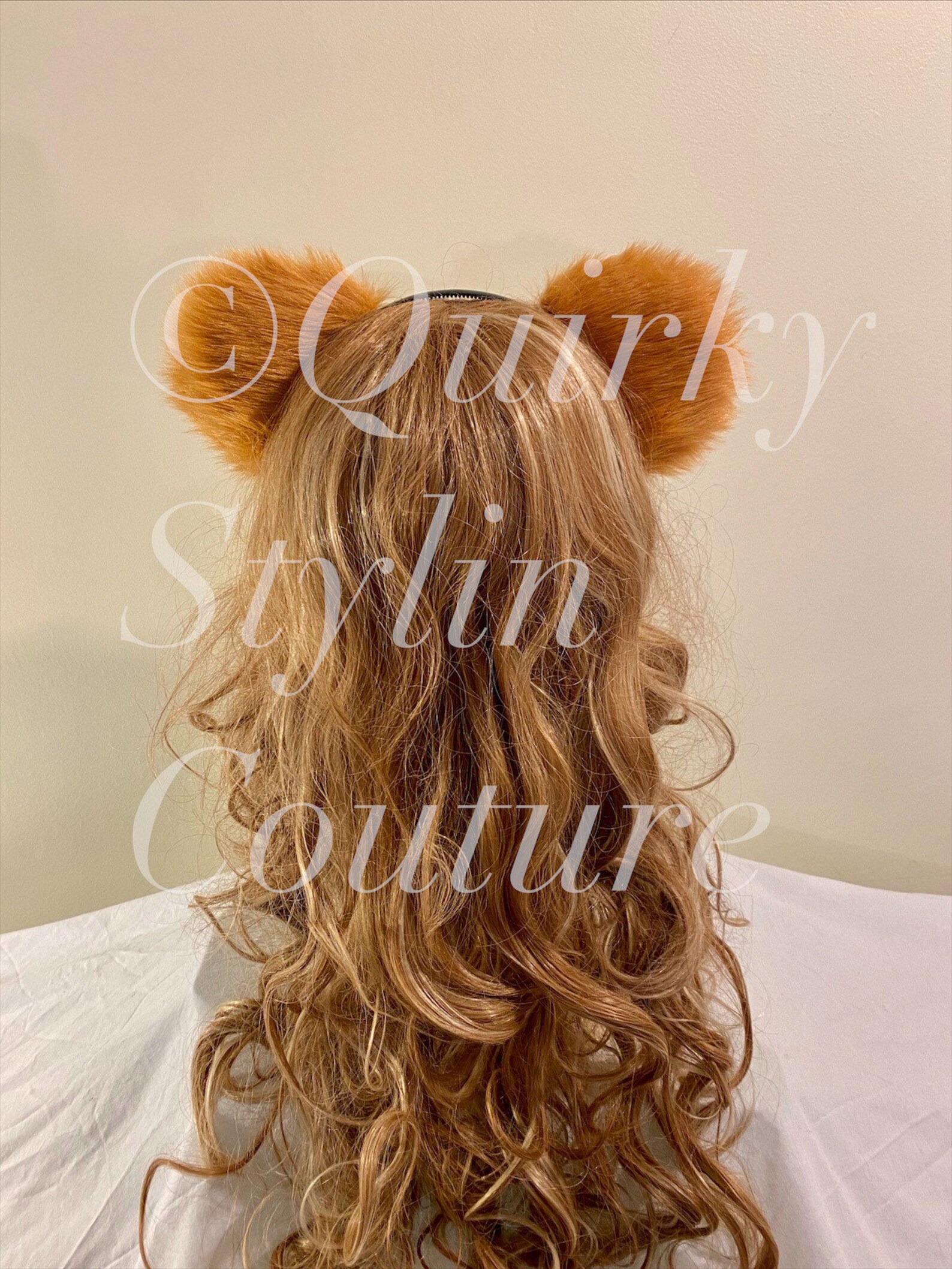 Honey Bear Ears Cute Brown Otaku Lolita Rave Headband Ewok | Etsy