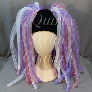 Pink Purple Pastel Cyberlox Hair Falls Gothic Rave Cyber Punk Festival ...