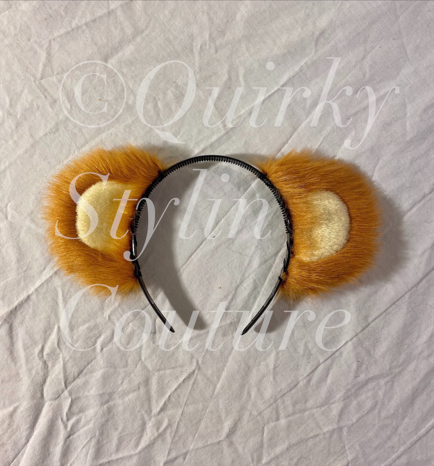 Honey Bear Ears Cute Brown Otaku Lolita Rave Headband Ewok Unisex ...