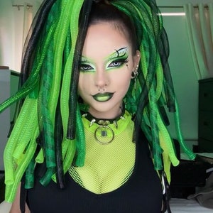 Made BY ORDER - Custom Cyberlox Hair Falls Cyber Gothic Wig Hairfall ...