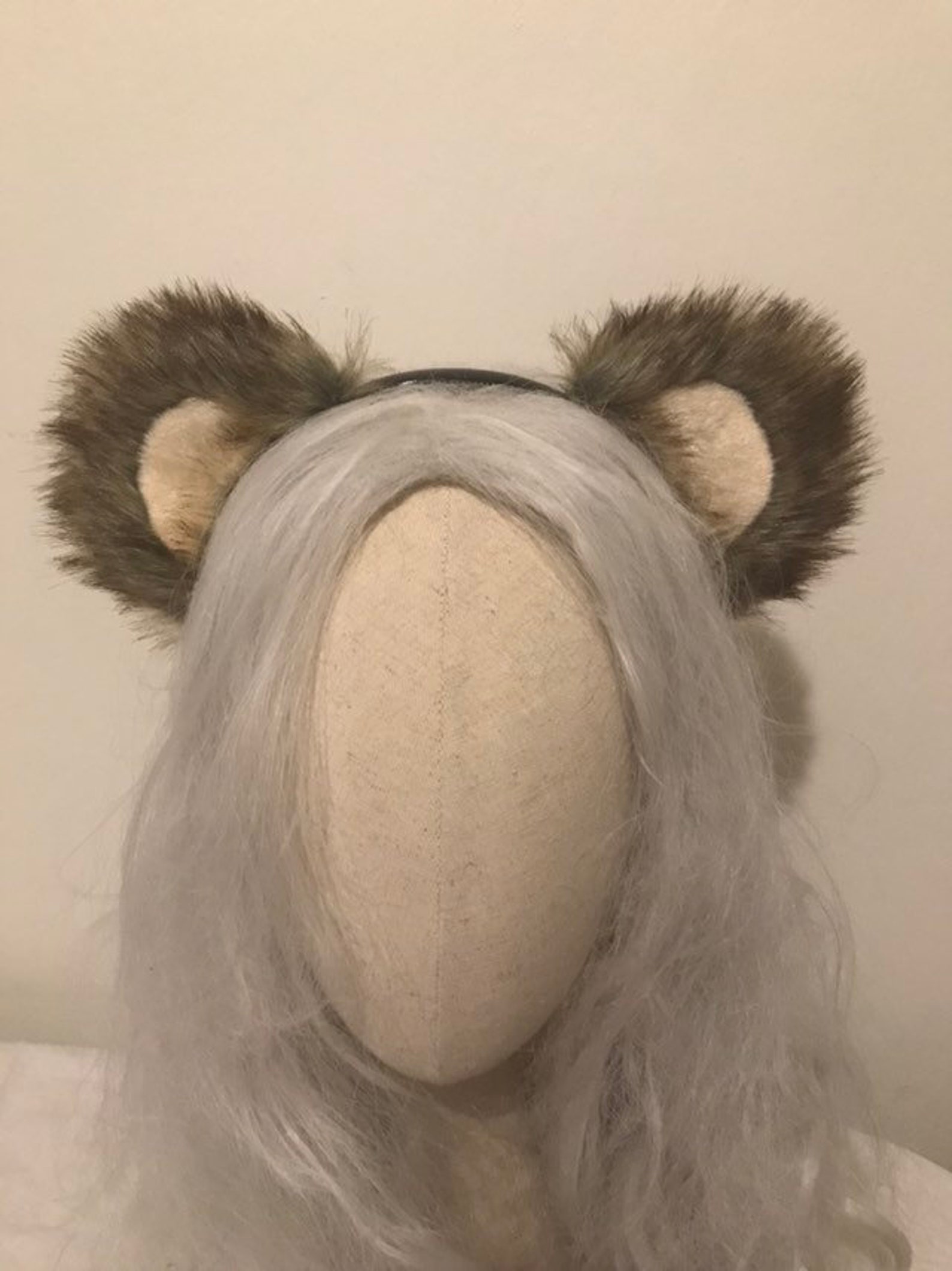 Bear Ears cute brown otaku lolita rave ear headband Ewok | Etsy