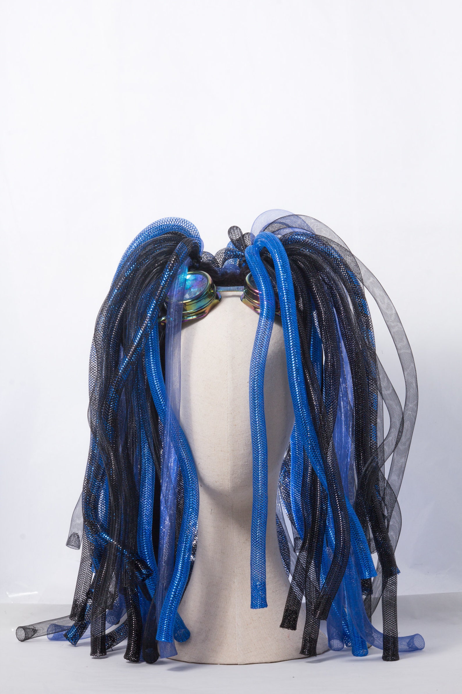 BY ORDER Custom 3 Colours Cyberlox Hair Falls Cyber Gothic Y2K - Etsy