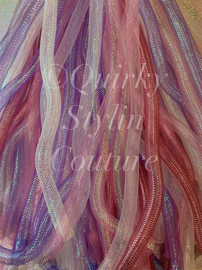 Pink Purple Pastel Cyberlox Hair Falls Gothic Rave Cyber Punk Festival ...