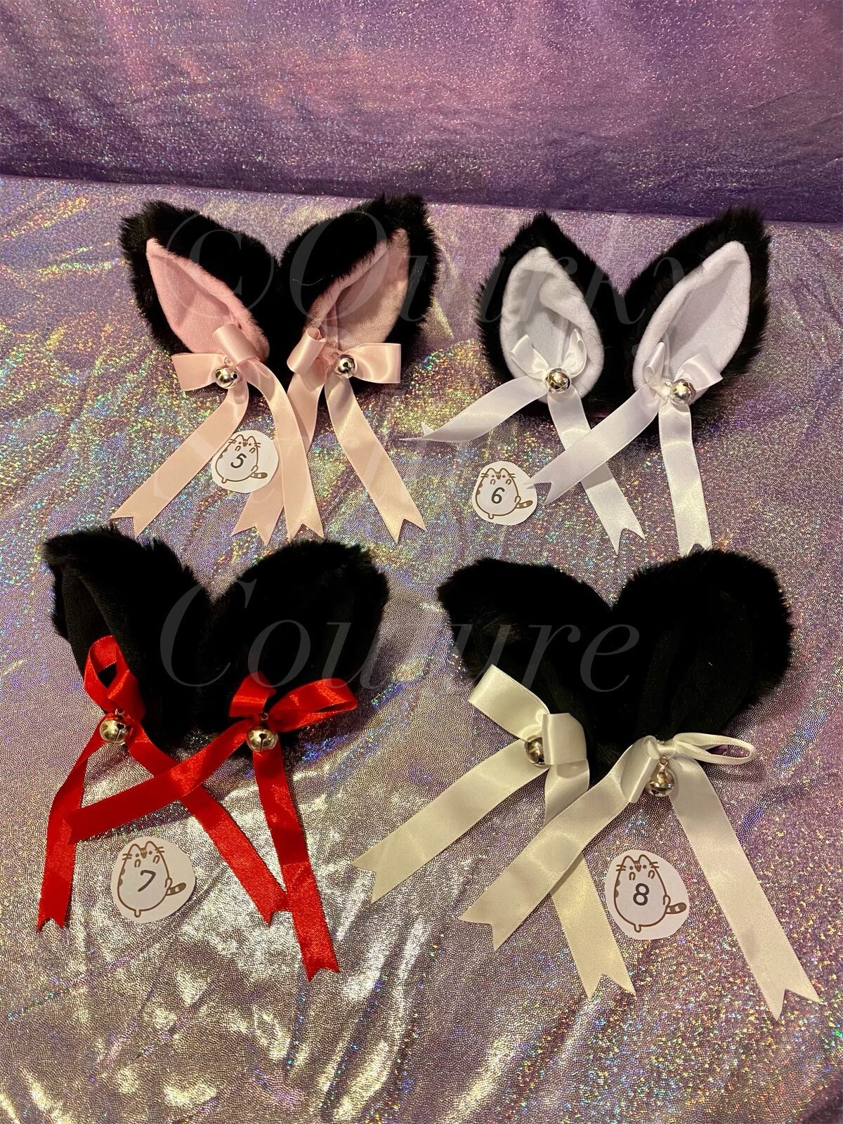 18 COLOURS Cat Ears cute Kitty ears bells kitten cosplay | Etsy