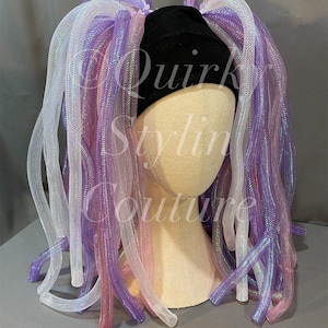 Pink Purple Pastel Cyberlox Hair Falls Gothic Rave Cyber Punk Festival ...