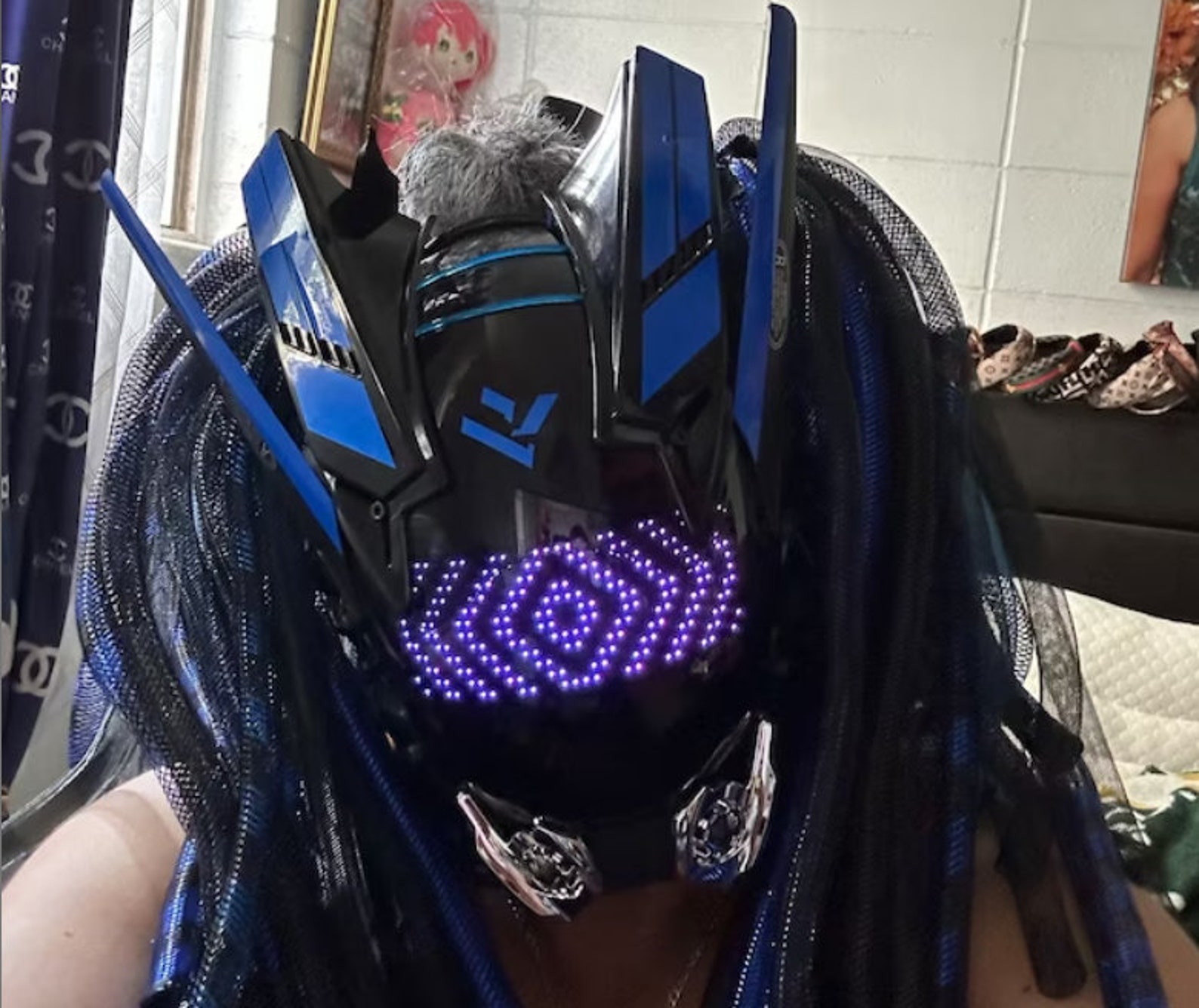Made BY ORDER - Custom Cyberlox Hair Falls Cyber Gothic Wig Hairfall ...
