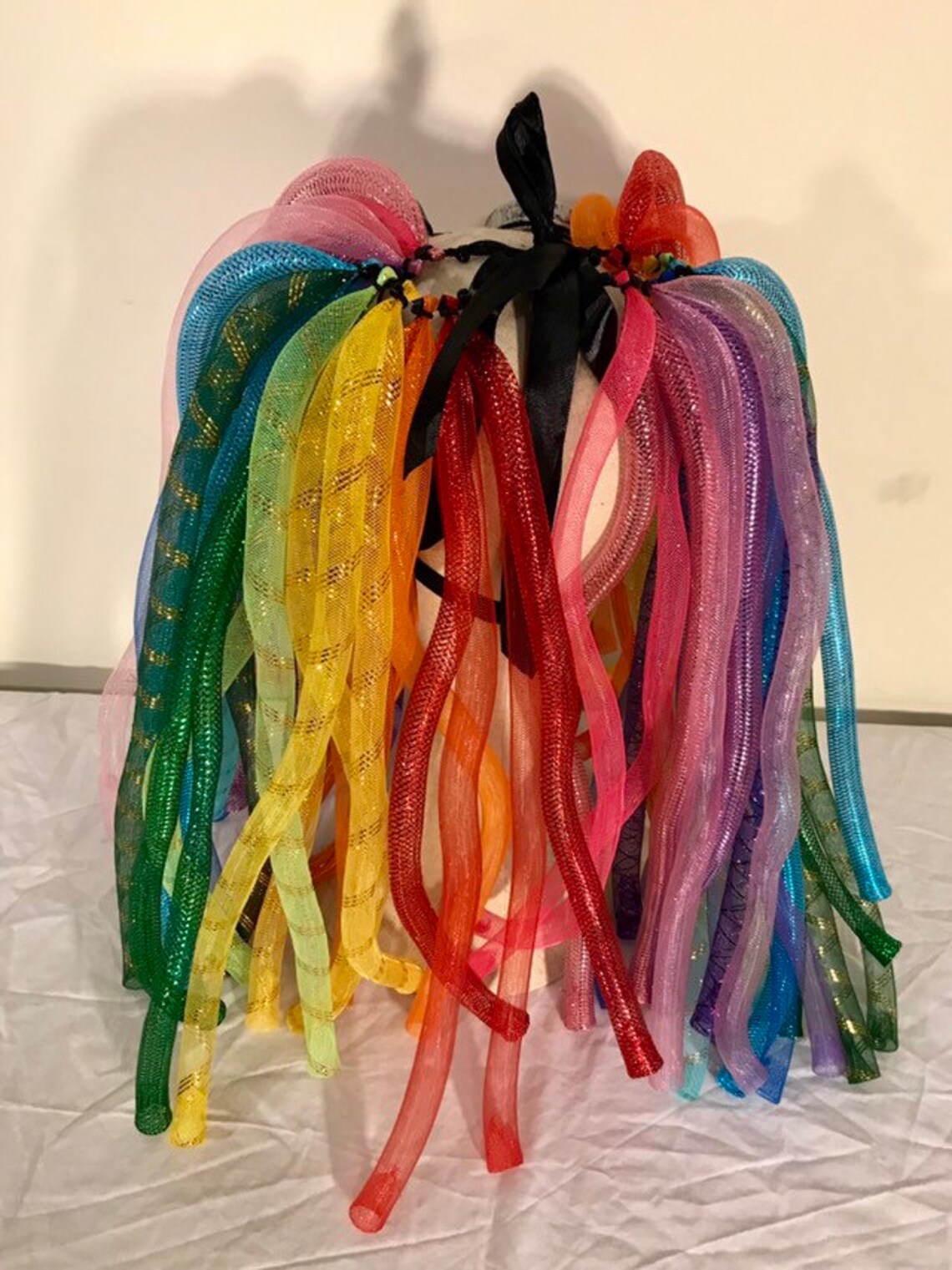 Rainbow Cyberlox Hair Falls Gothic Rave Cyberpunk Festival | Etsy