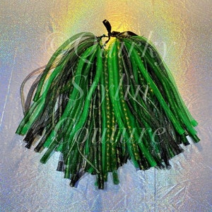 Green Black Fantasy Forest Cyberlox Hair Falls Gothic Rave Cyber Punk ...