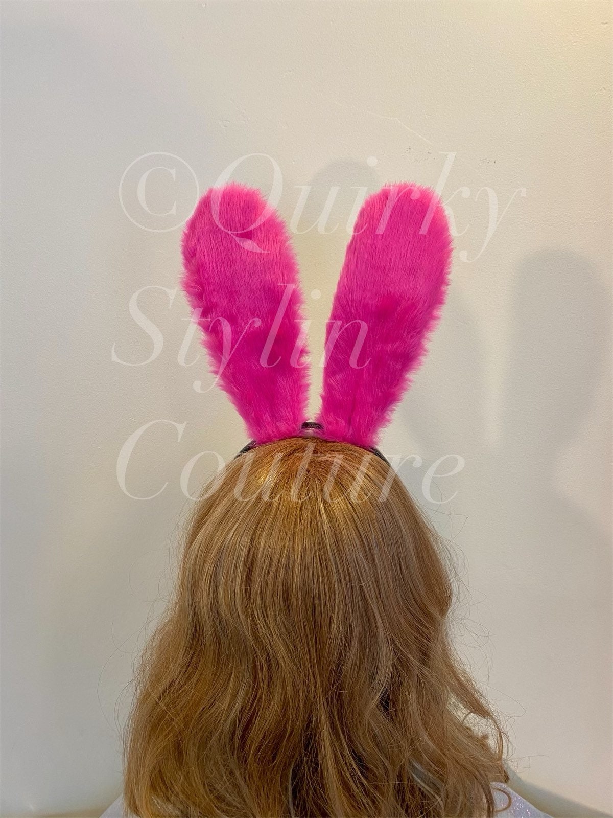 Hot Pink Bunny orejas de conejo & cola set magenta lindo | Etsy