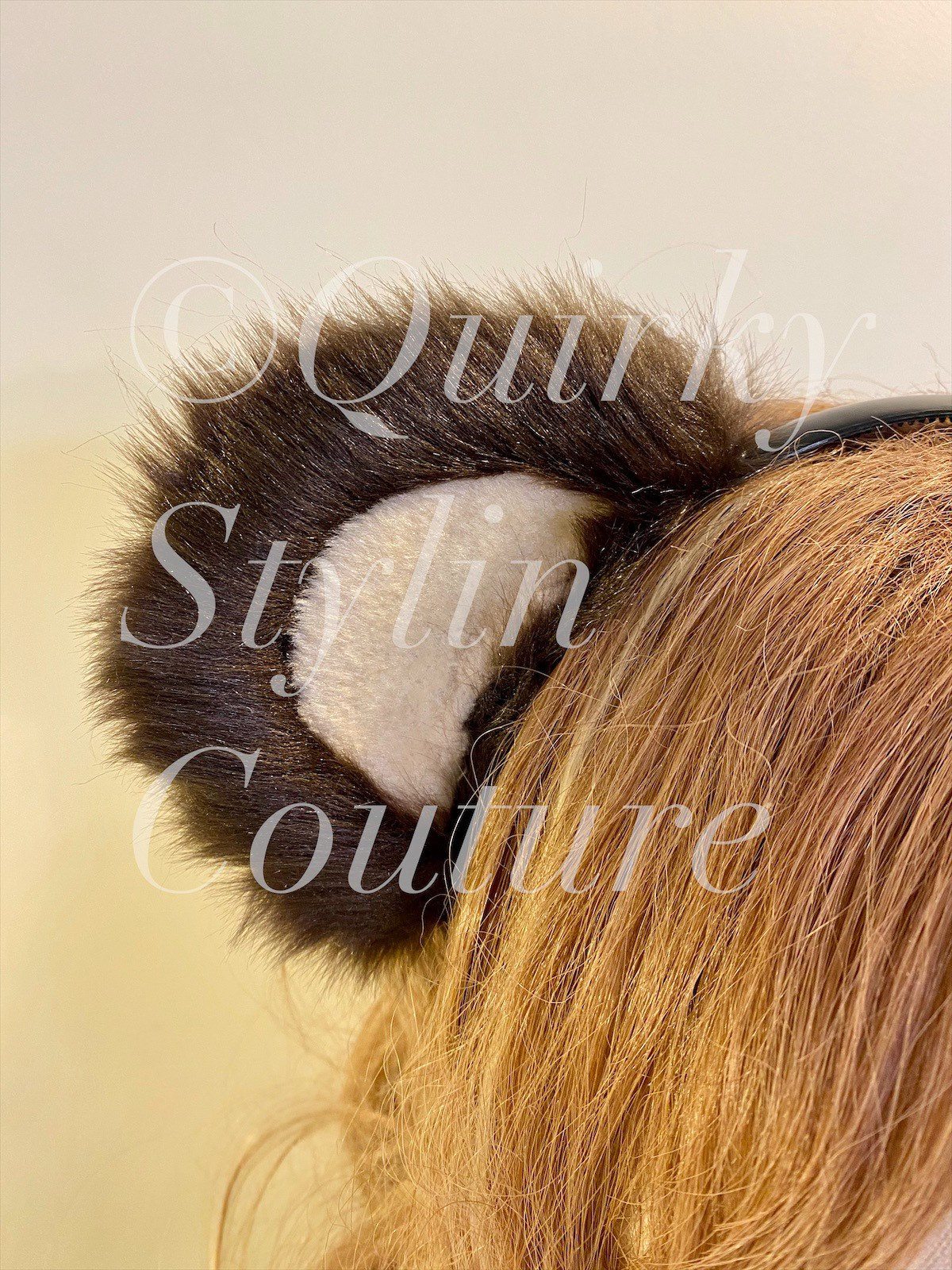 Bear Ears Chocolate Brown Otaku Lolita Rave Ear Headband Ewok | Etsy