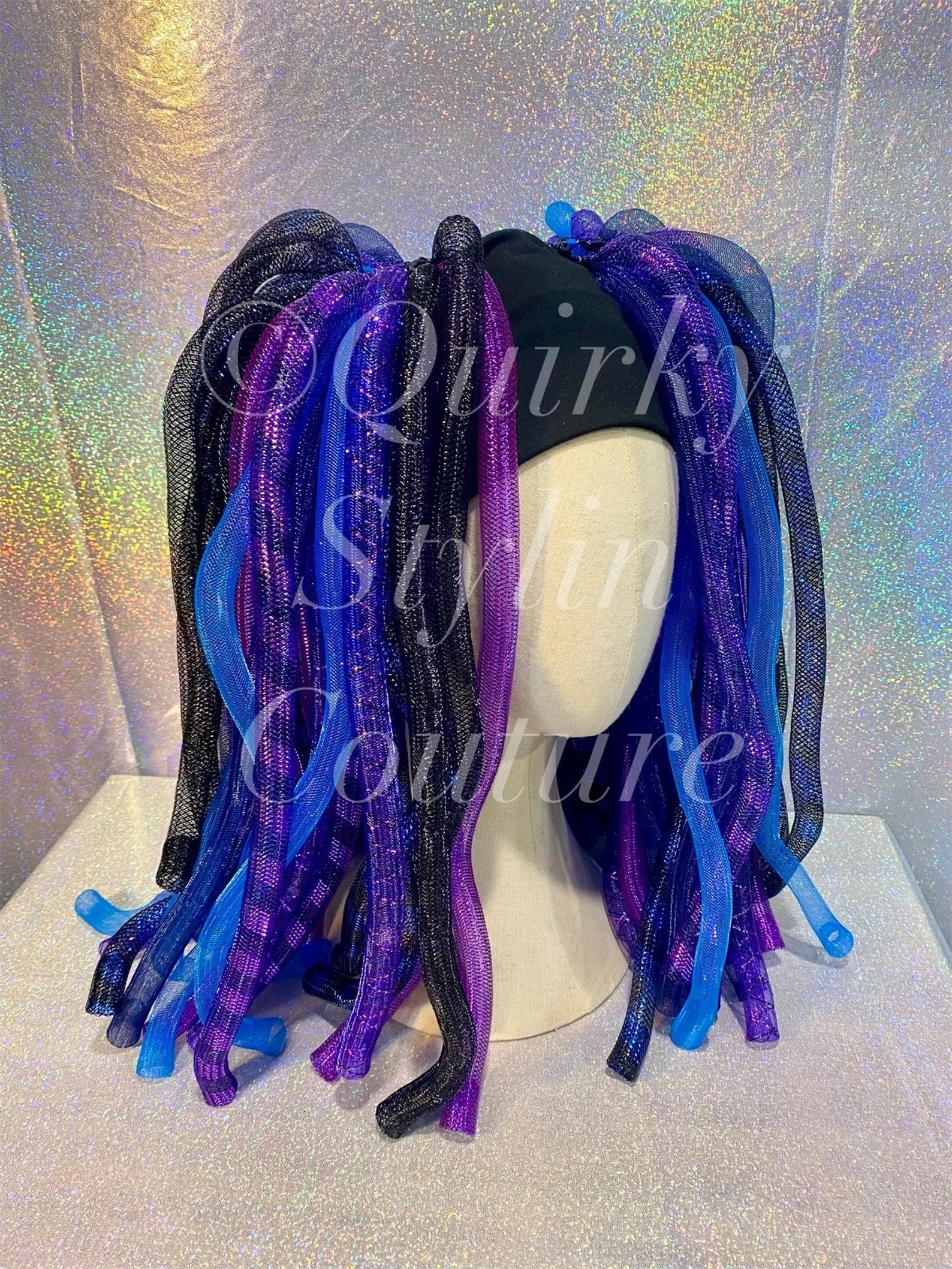 BY ORDER Custom 3 Colours Cyberlox Hair Falls Cyber Gothic Y2K ...