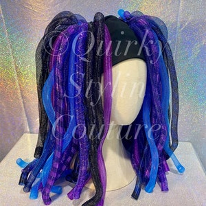 BY ORDER Custom 3 Colours Cyberlox Hair Falls Cyber Gothic Y2K ...