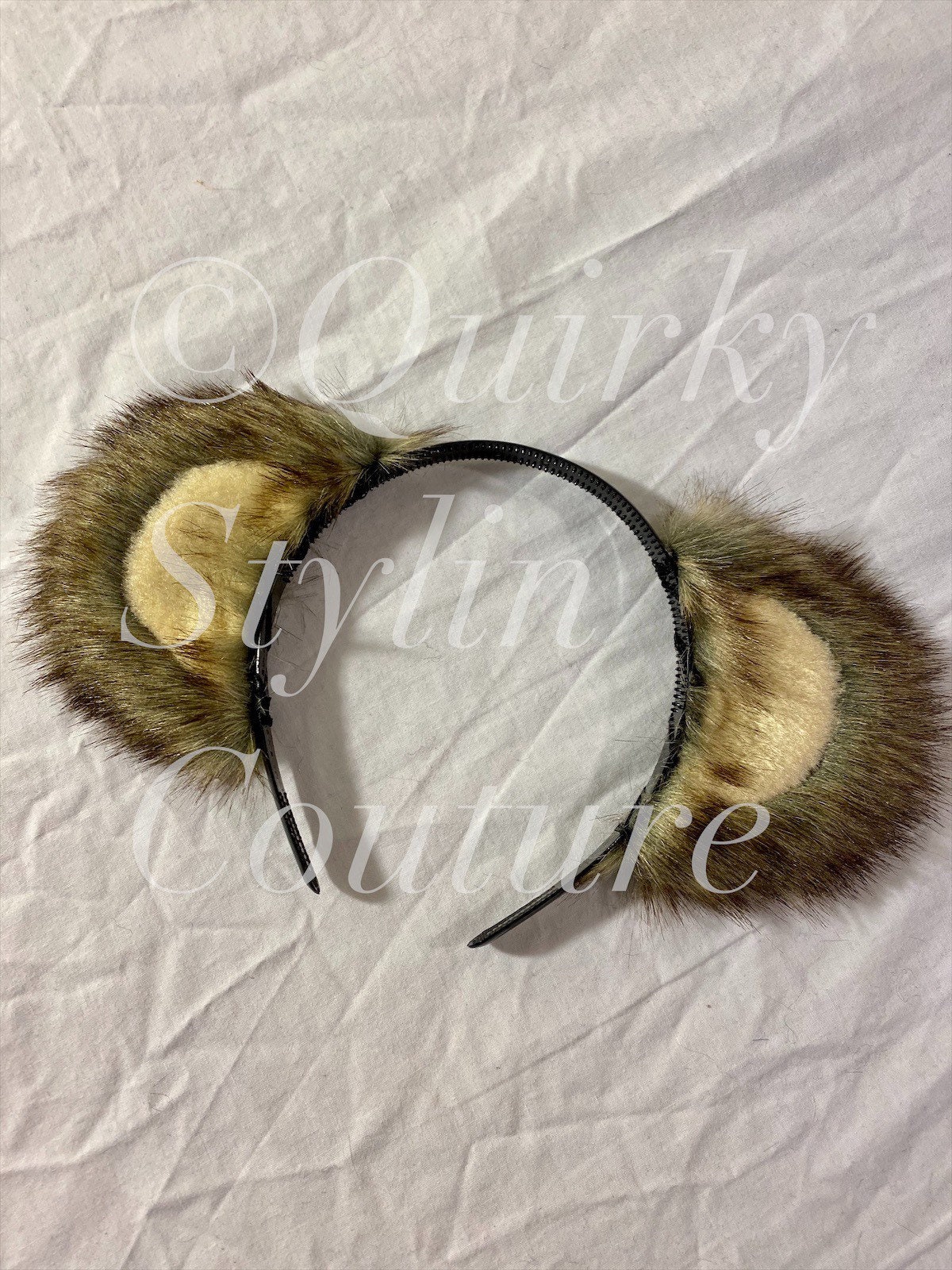 Bear Ears cute brown otaku lolita rave ear headband Ewok | Etsy