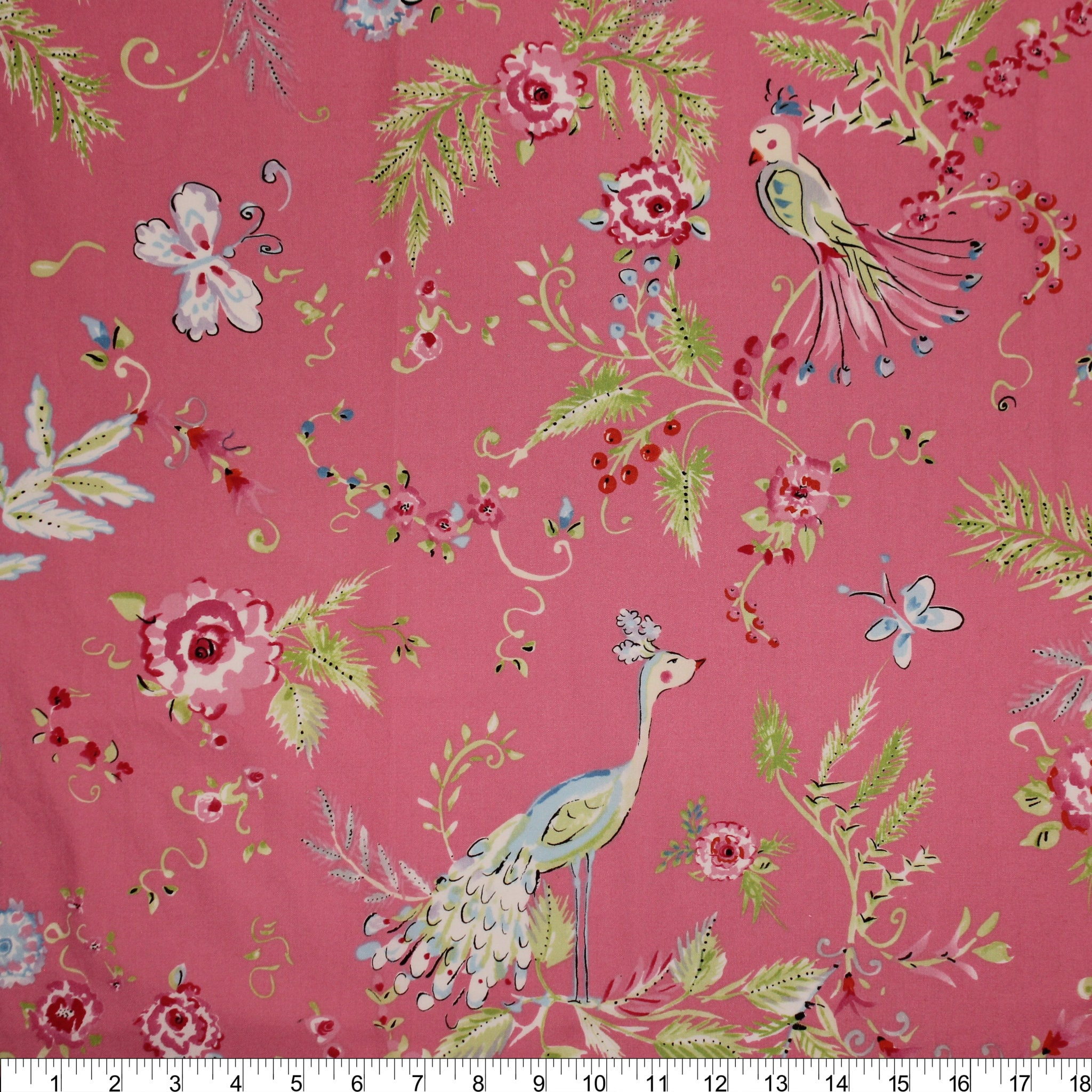 Dena Designs Chinoiserie Chic Birdsong Pink (1/2m) - Etsy