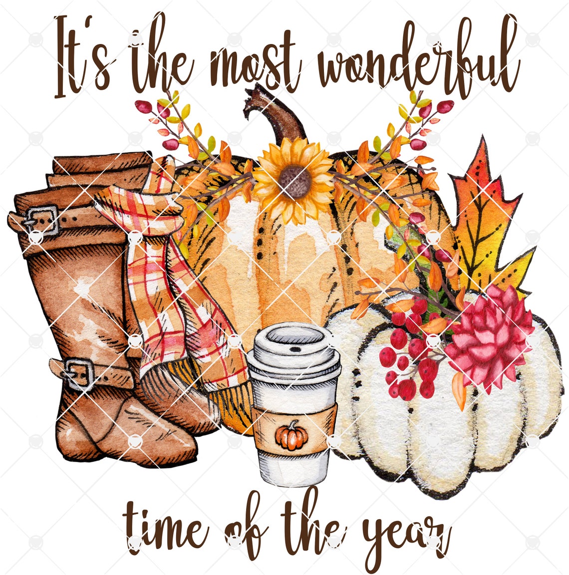 It's the Most Wonderful Time of the Year Fall PNG Digital - Etsy
