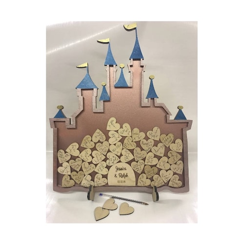 Castle Guest Book Alternative Drop Box Wonderland Guestbook - Etsy