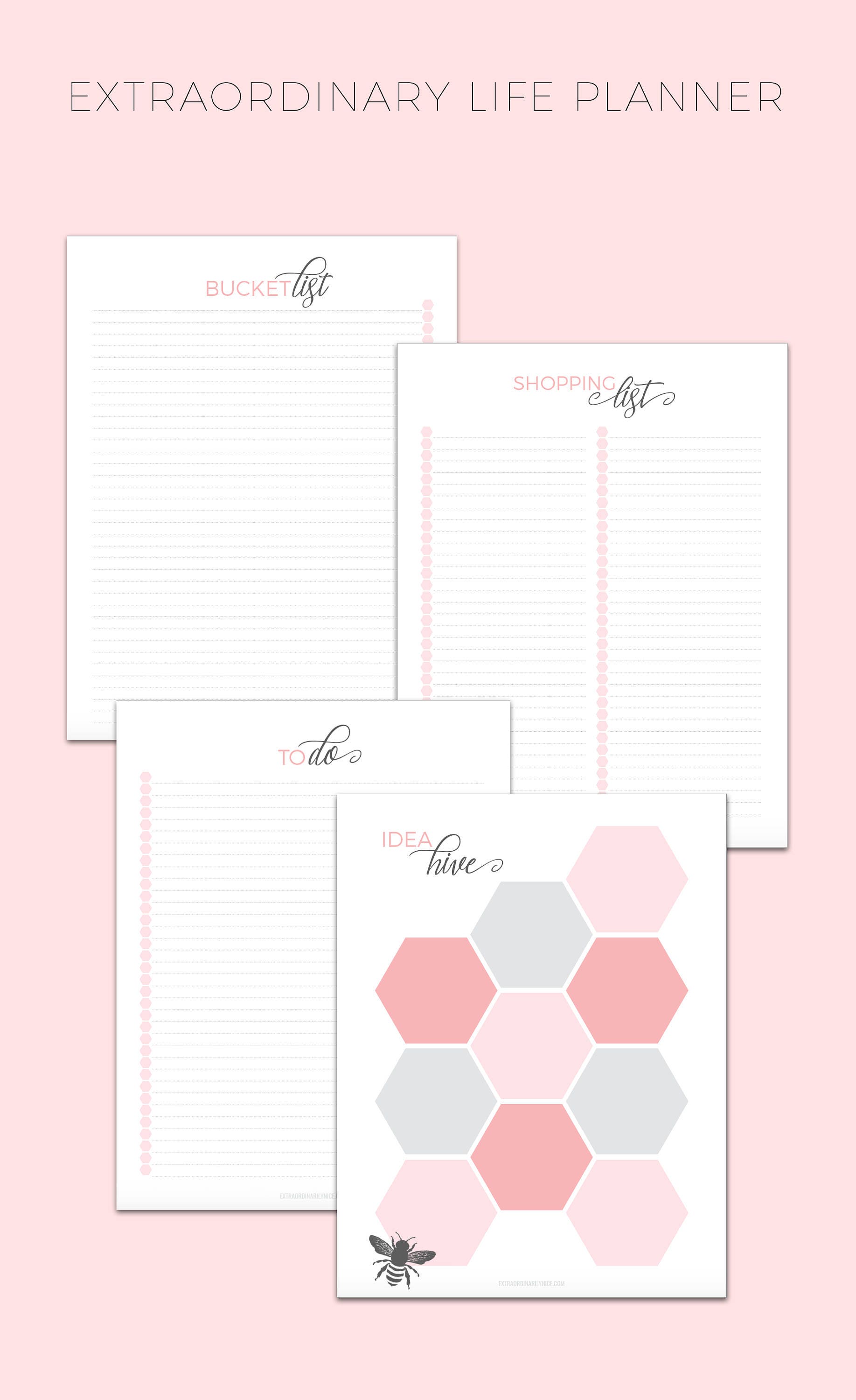 Extraordinary Life Planner Printable Planner Download - Etsy