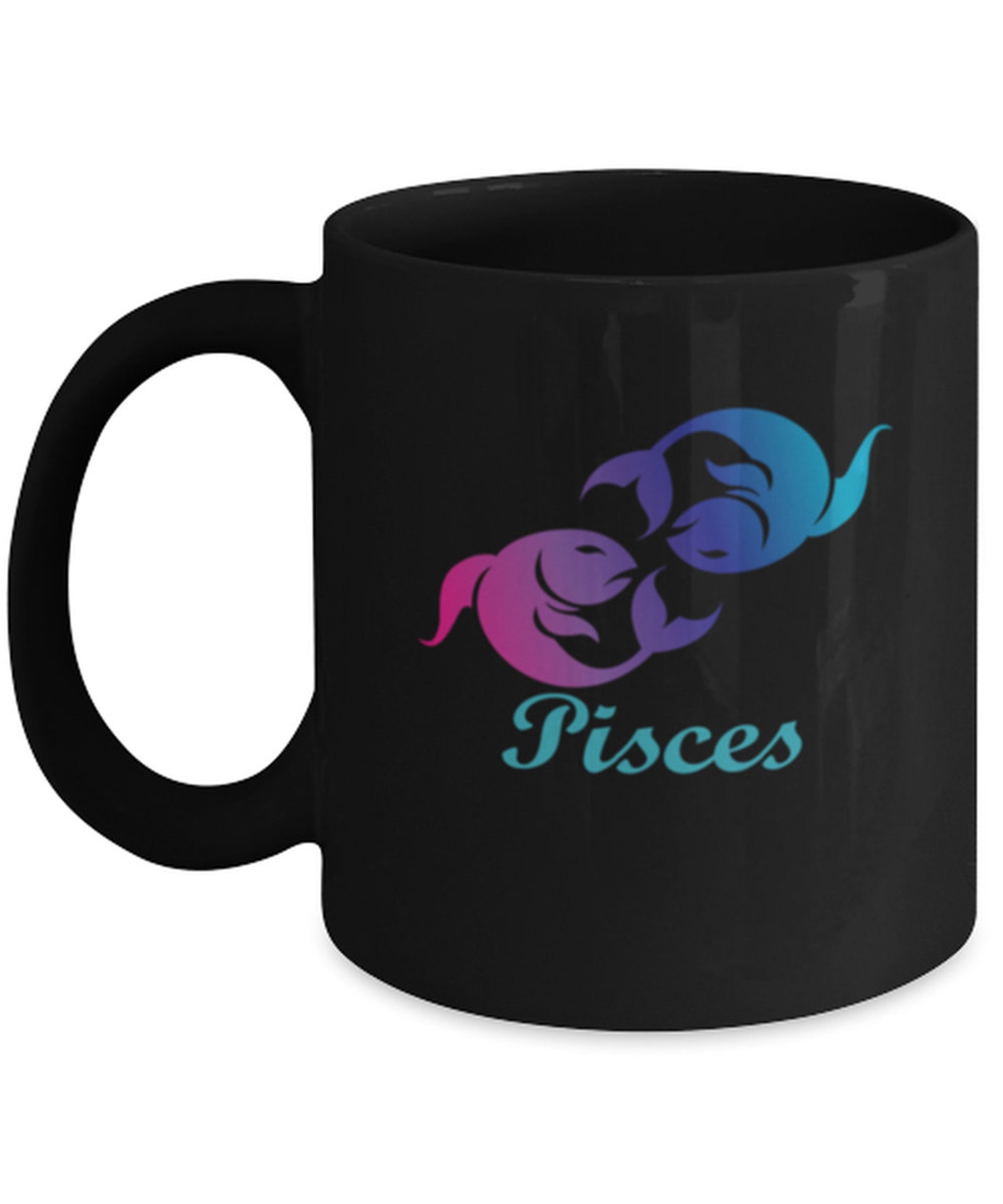 Pisces Water Sign Graphic Zodiac Mug Birthday Gift Idea Horoscope Mug ...