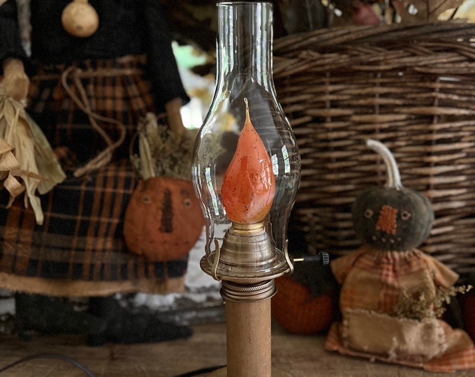 Vintage Metal Chamber English Spool Light Primitive Spool Light Antique ...