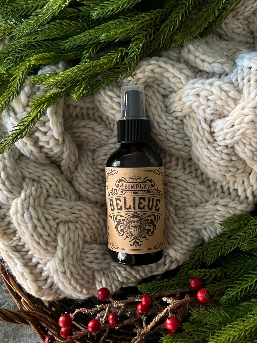 White Christmas Primitive Room Spray - Etsy