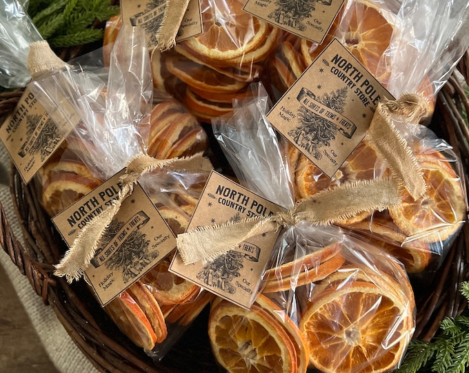 Perfectly Imperfect Dried Orange Slices~primitive Orange Slices ...