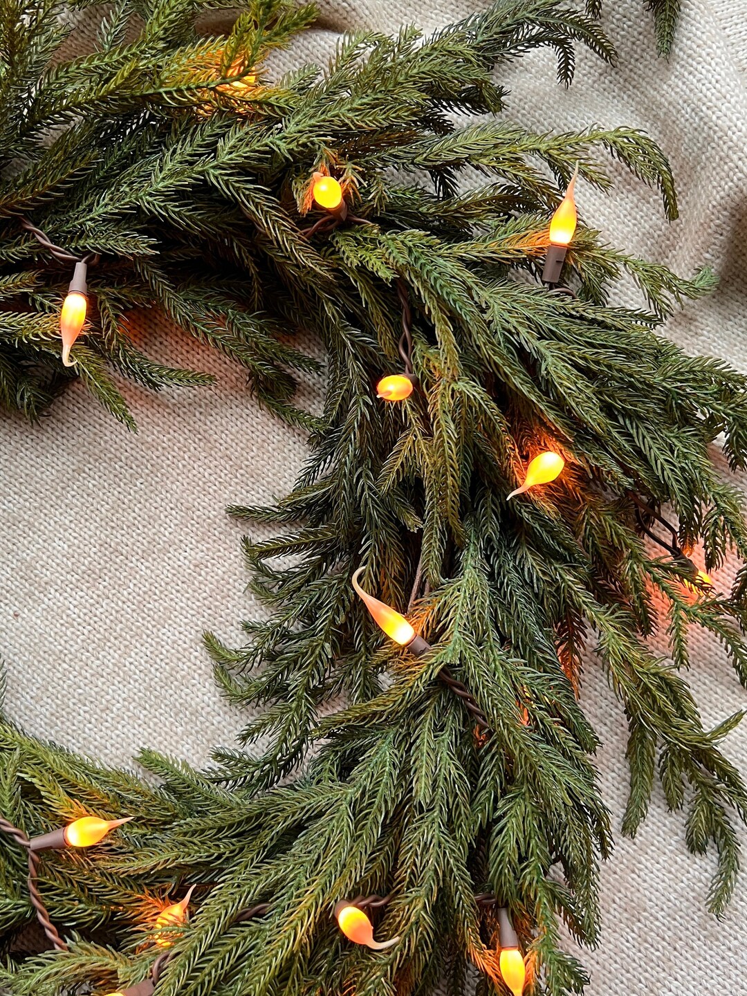 Primitive Old World Flame String Lightsstring - Etsy