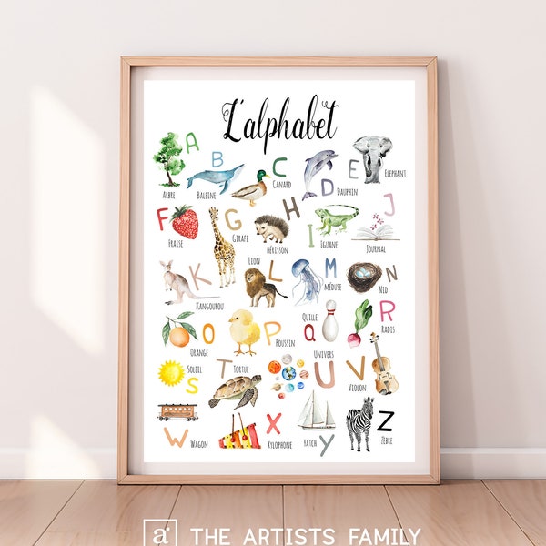 French Alphabet - Etsy