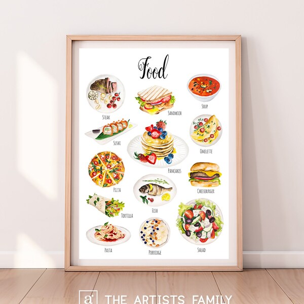 Kitchen Illustration - Etsy