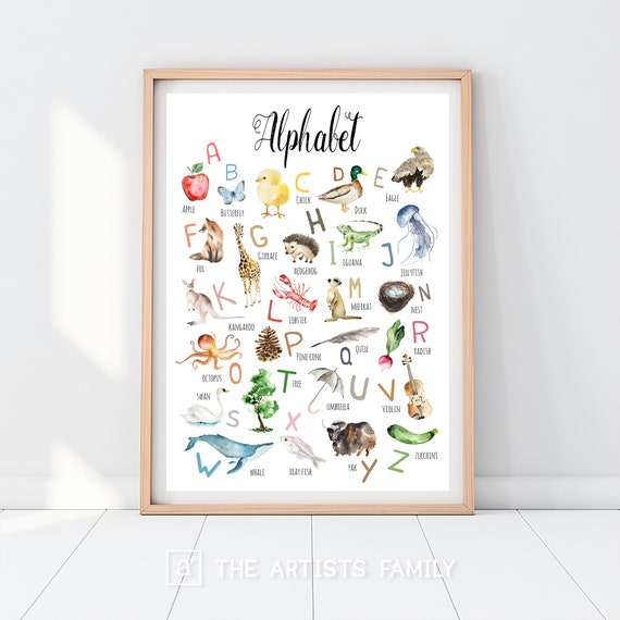 Art & Collectibles Homeschool Printables DIGITAL DOWNLOAD Watercolor ...