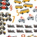 Cars Numbers Downloadable Prints Montessori Educational - Etsy