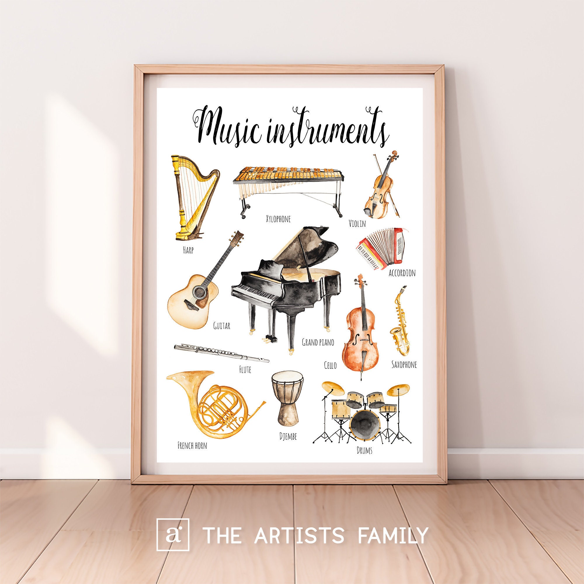 Musical Instrument Posters