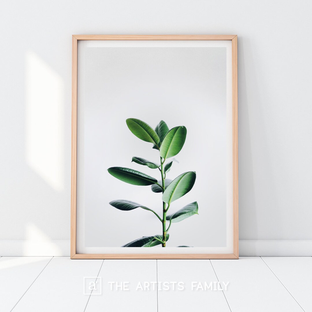 Leafs Downloadable Prints Leafed Plant Floral Greenery Photography ...