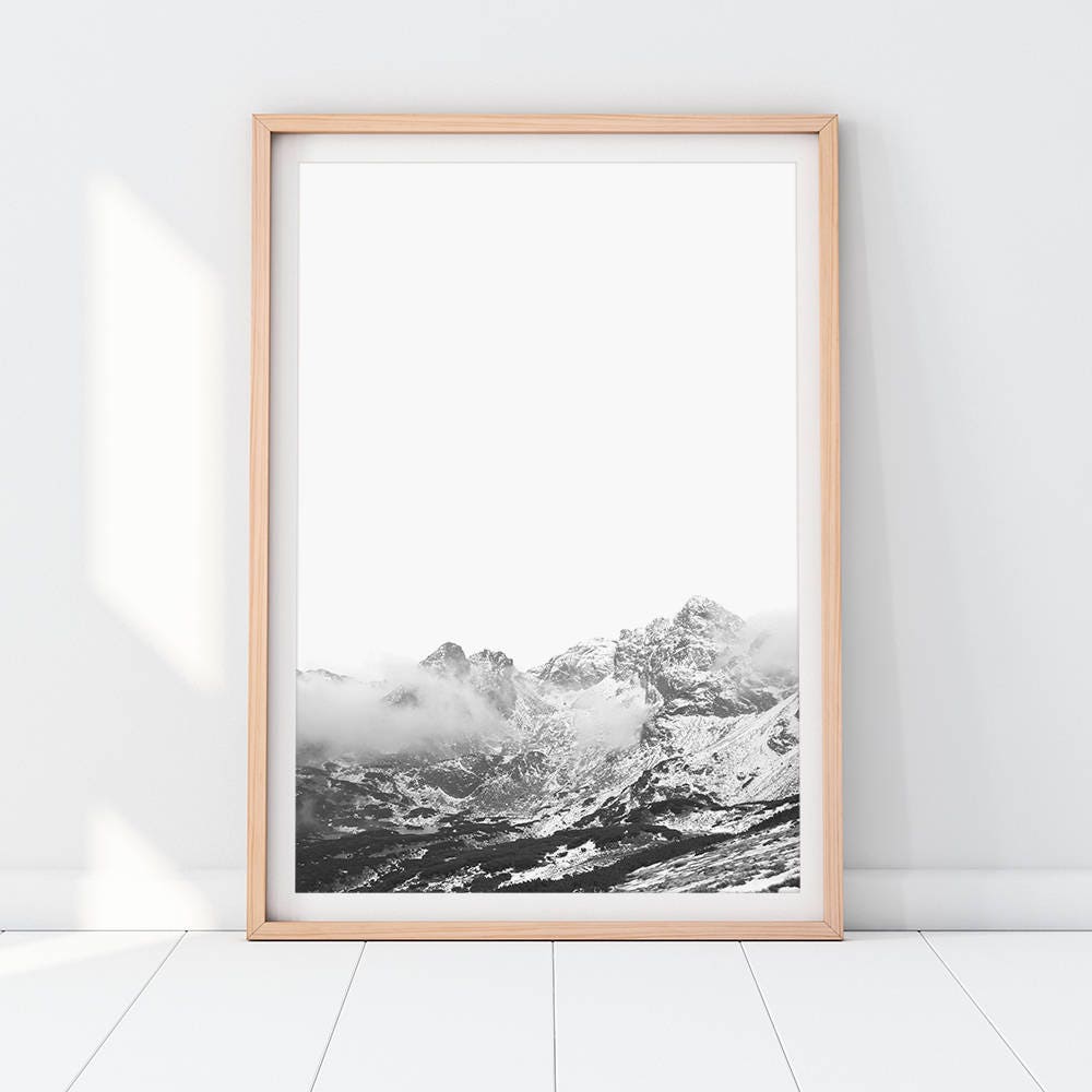 Mountains Downloadable Prints Art Printable Print Modern - Etsy