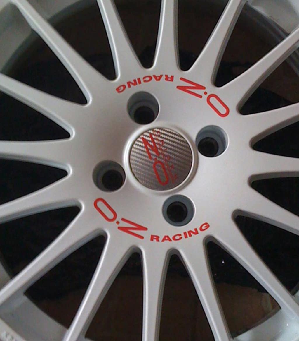 OZ Racing WRC Sticker Sticker Rim Sticker Set Red 16 - Etsy