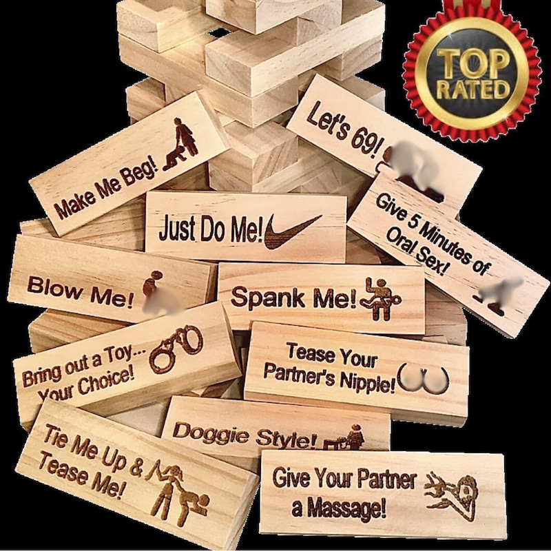 Naughty Jenga - Etsy
