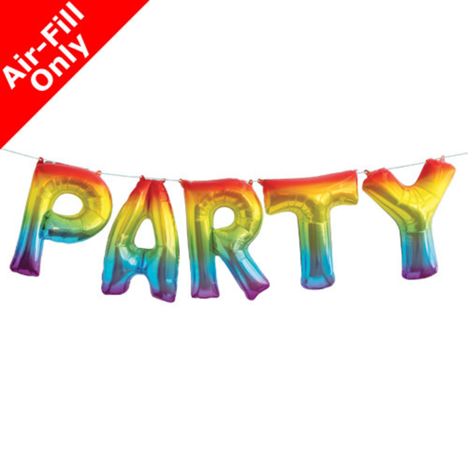 PARTY Balloon Banner Balloon Garland Colors Banner - Etsy