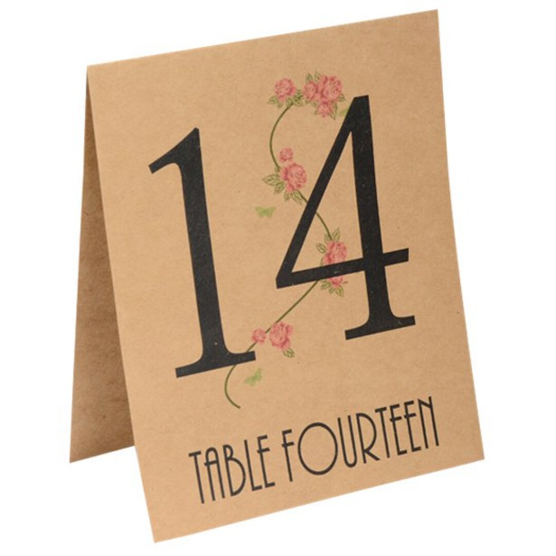 Table Numbers, Wedding Table Numbers, Rustic Wedding, Shabby Chic ...