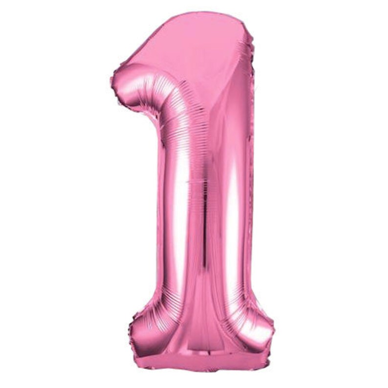 Globos rosados globos banner Cualquier número 34 - Etsy España