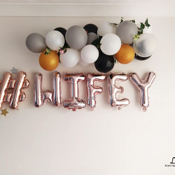 Custom Hashtag Balloons - Etsy