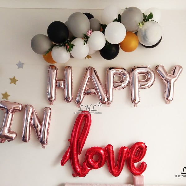 Love Script Balloon - Etsy