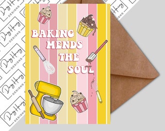 Baker Birthday Card - Etsy UK
