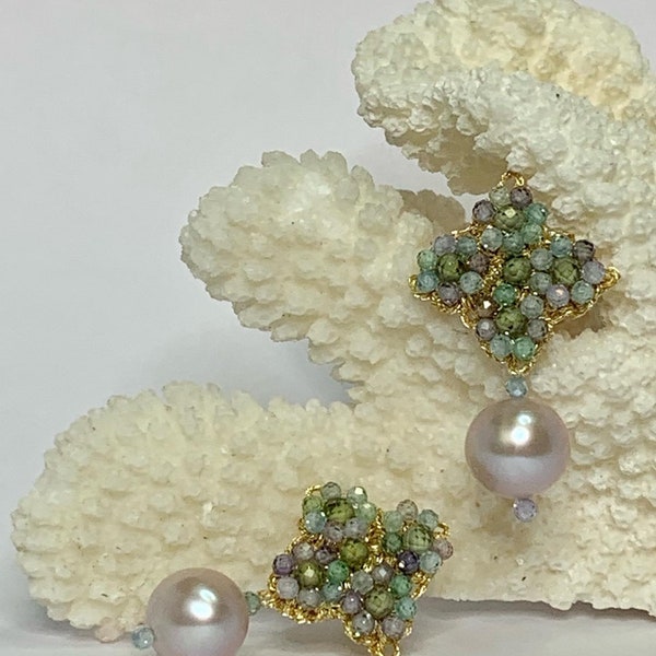 Orecchini di perle rosa - Etsy Italia