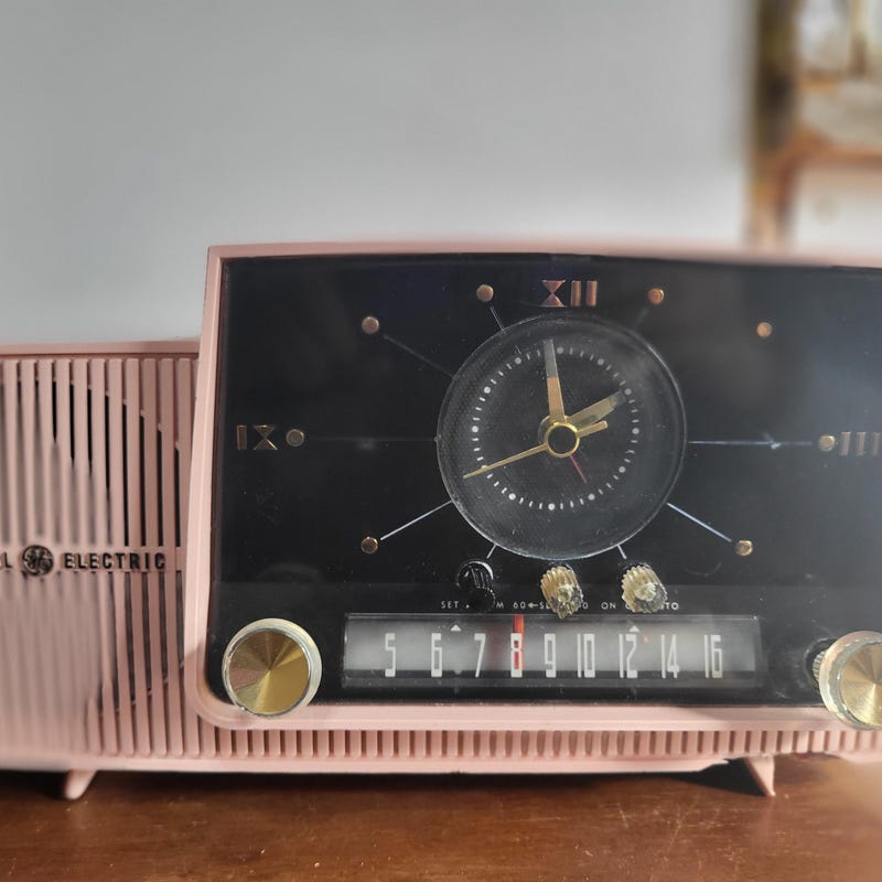 1960s Clock Radio - Etsy